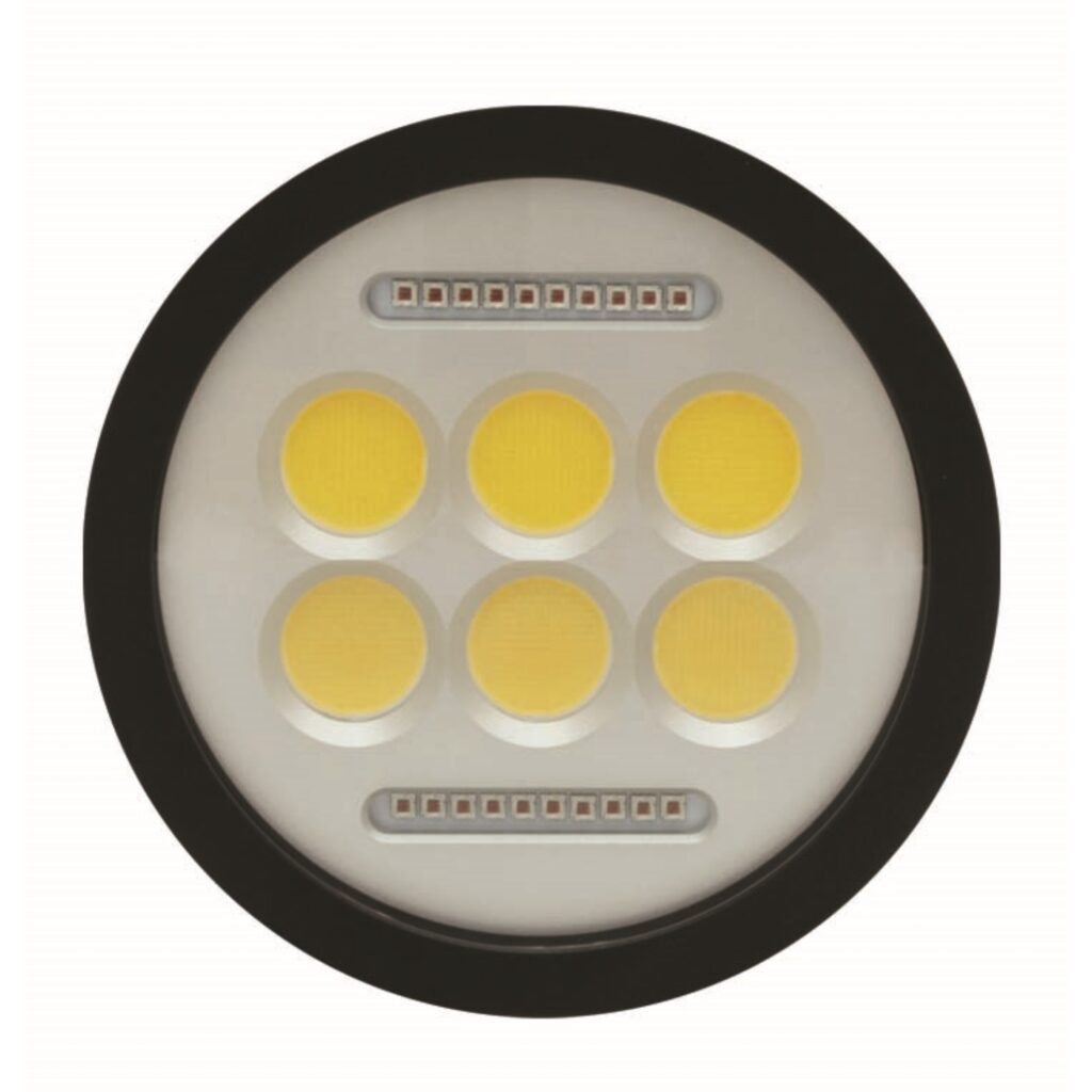 60,000-Lumen Warm-White Video Light | Bigblue Dive Lights