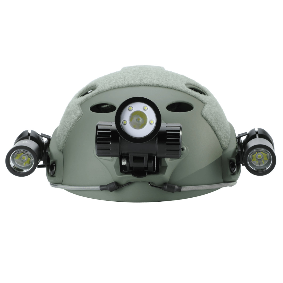 Dual-Light Dive Helmet with Adjustable Mounts – Bigblue Dive Lights