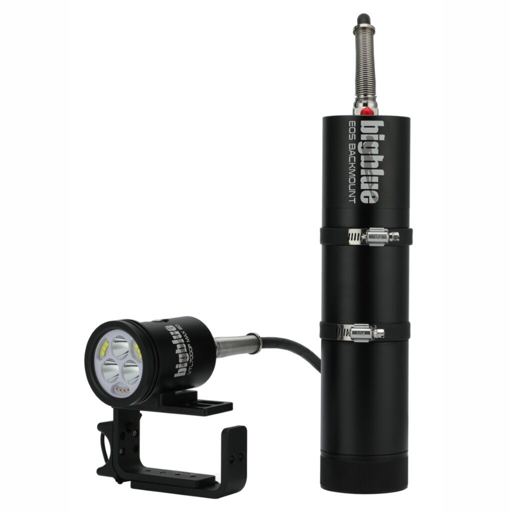 7000-Lumen Dual-Beam Video & Tech Light – Back Mount EOS (Black, Blue ...